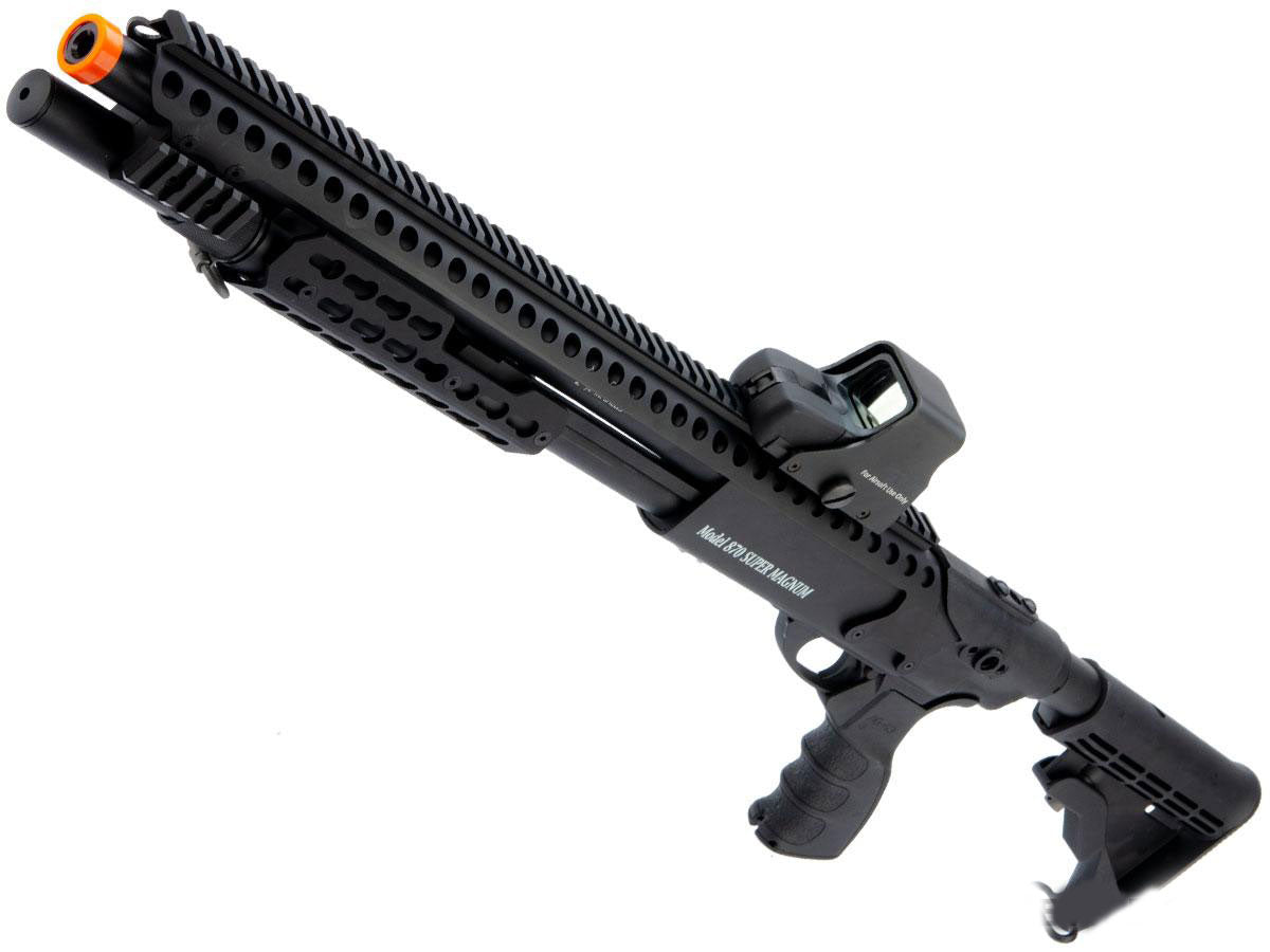 S&T M870 Type Full Metal Airsoft Training Shotgun Tactical Style w/ LE ...