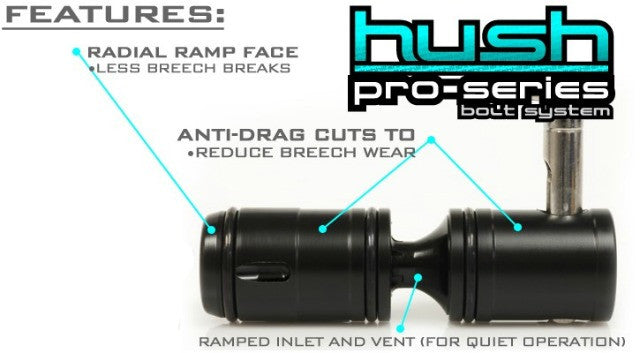 Techt Pro Series Hush Bolt for Planet Eclipse Ego & Etek Markers – PB ...