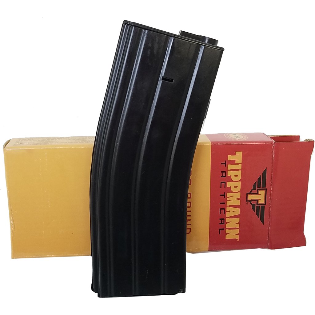 Tippmann Tactical Single Hi Cap Metal Airsoft Flash Magazine 360 Round ...
