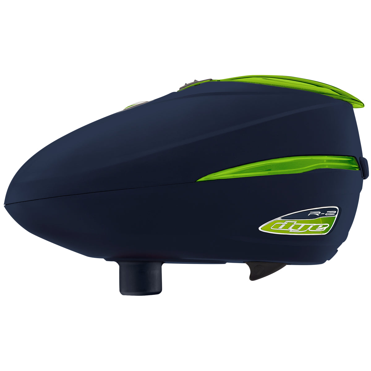 DYE Rotor R2 Paintball Loader - Navy/Lime Green – PB Sports LLC